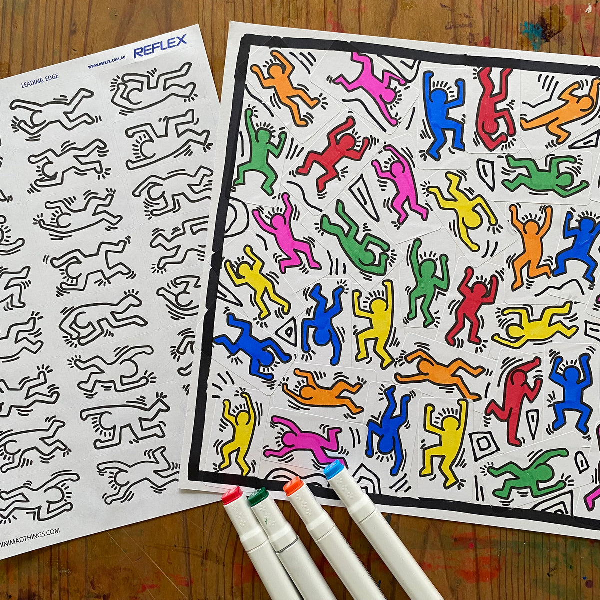 Keith Haring - Printable activity sheets - Mini Mad Things