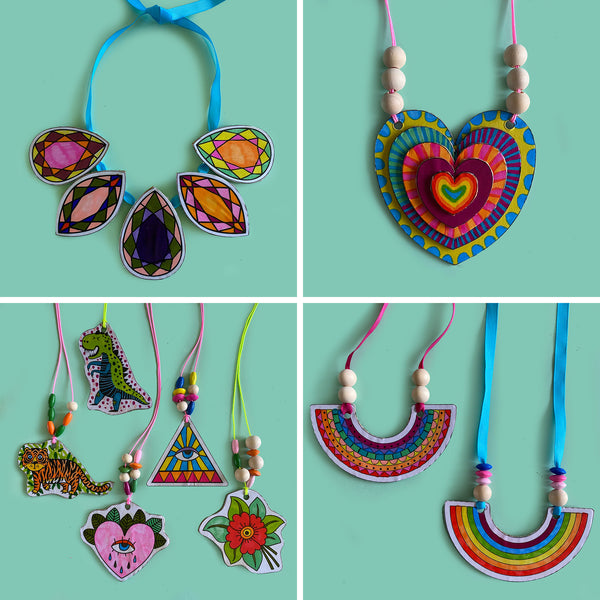 Cardboard Jewellery - Printable activity bundle - Mini Mad Things
