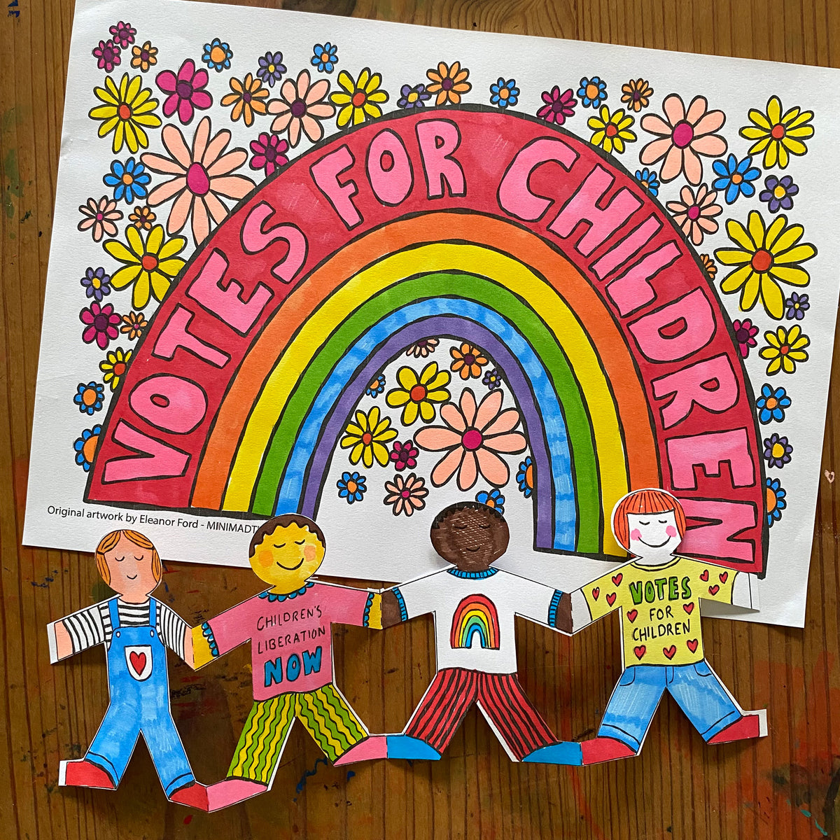 Children's Rights - Colouring in sheets - Mini Mad Things