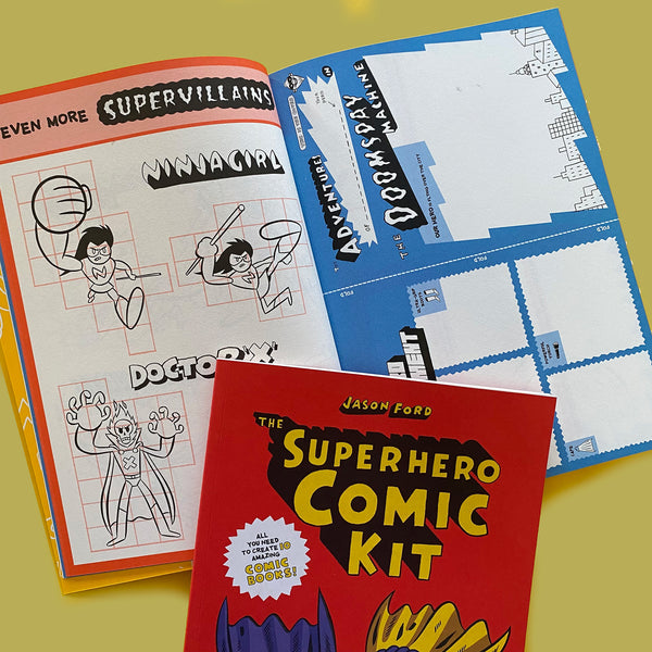 Superhero Comic Kit - Activity book - Mini Mad Things