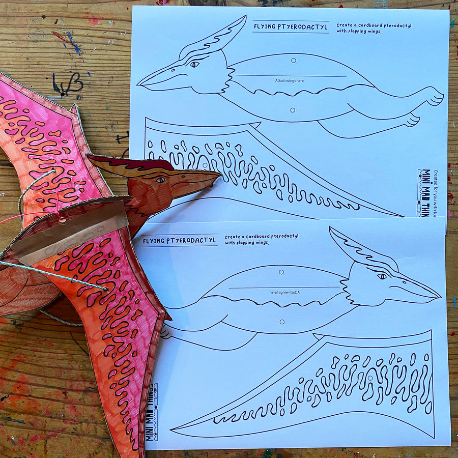 Dinosaurs - Printable activity sheets - Mini Mad Things