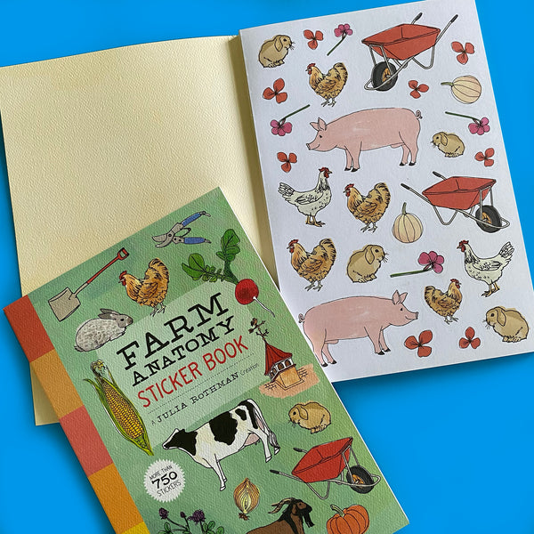 Farm Anatomy Sticker Book - 20% OFF - Mini Mad Things