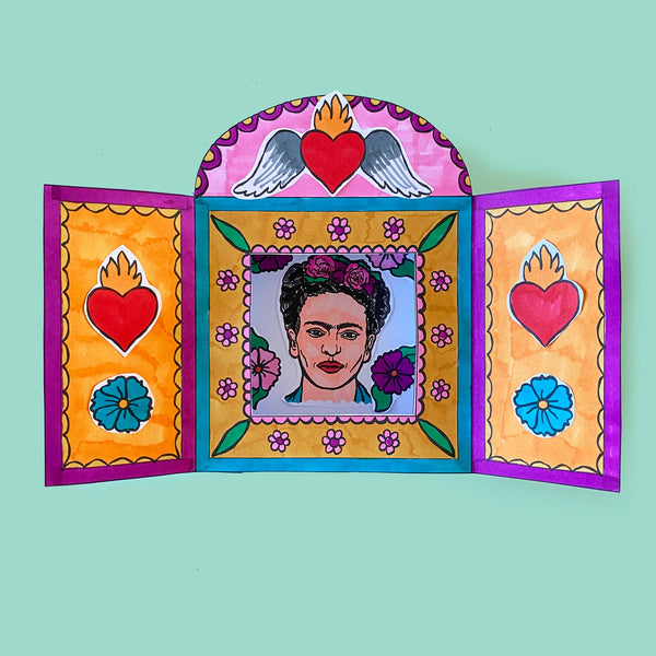 Frida Kahlo - Printable activity sheets - Mini Mad Things