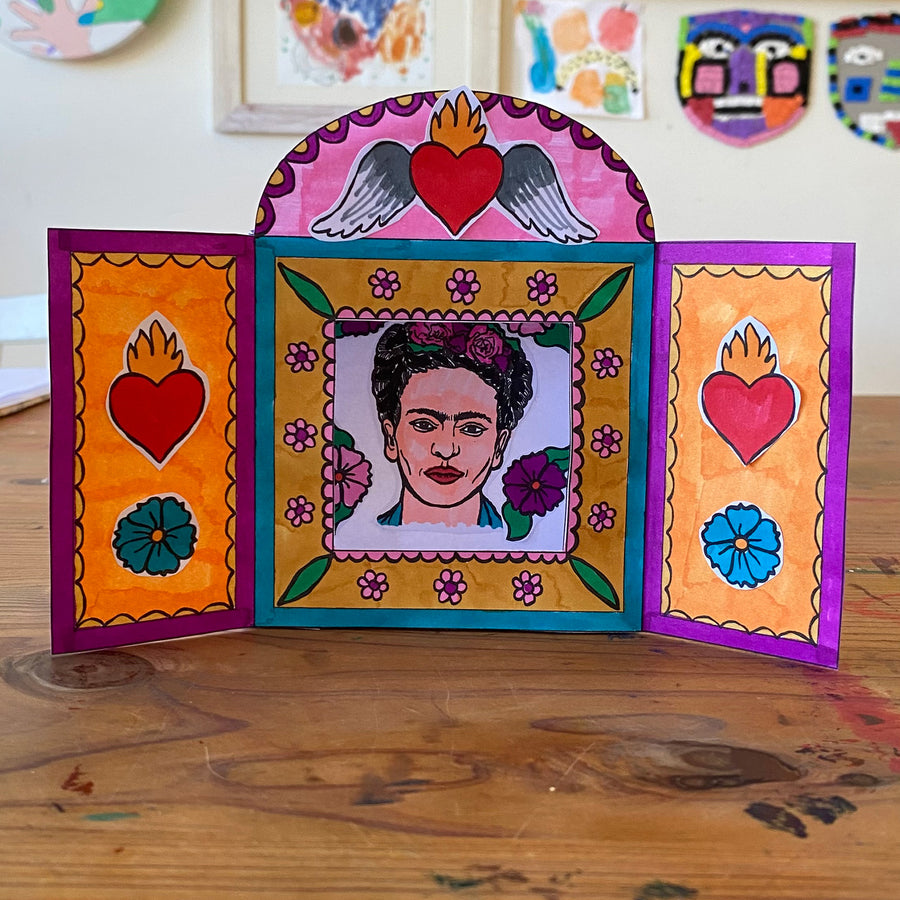 Frida Kahlo - Printable activity sheets - Mini Mad Things