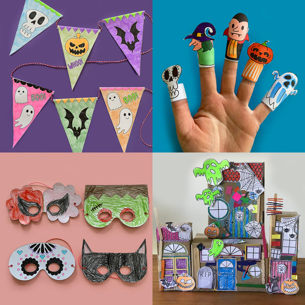 Halloween - Printable activity sheets - Mini Mad Things