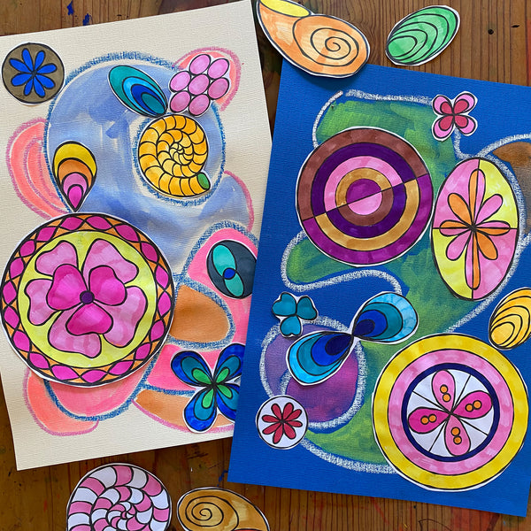 Hilma Af Klint - Printable activity sheets - Mini Mad Things
