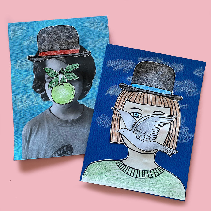 Rene Magritte - Printable activity sheets - Mini Mad Things