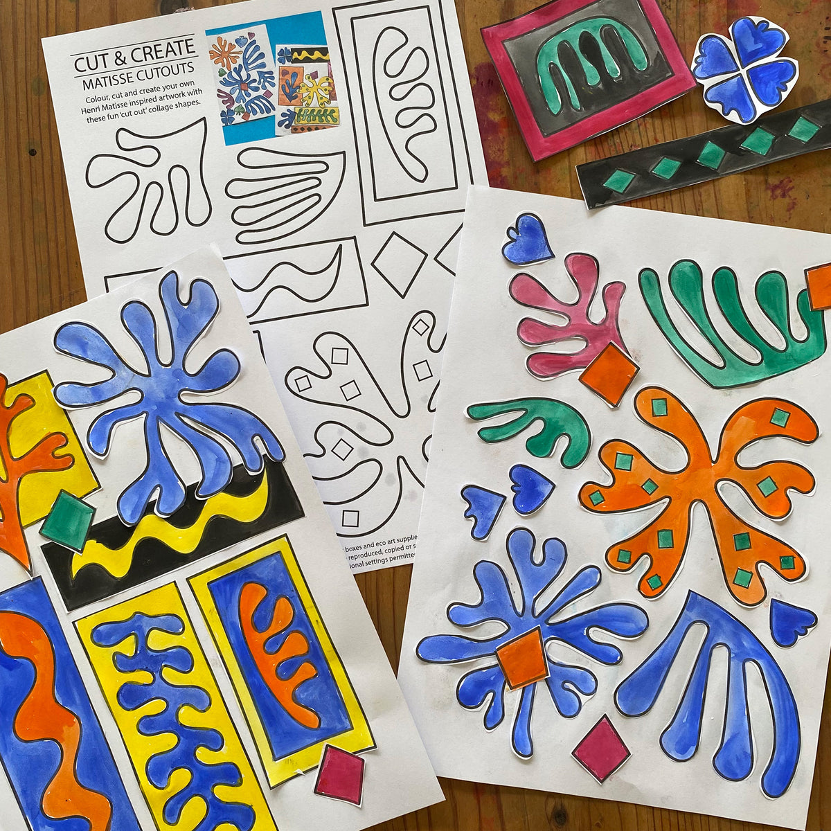 Henri Matisse - Printable activity pack - Mini Mad Things