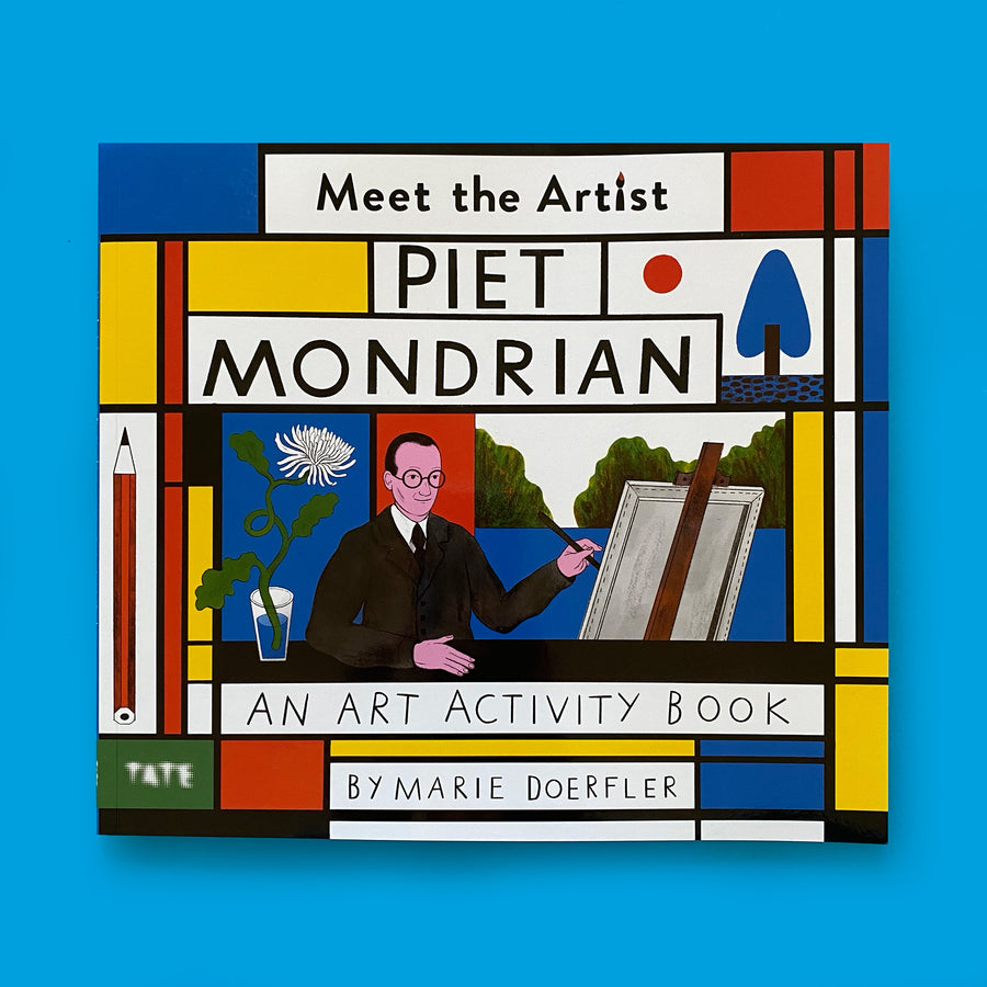 Meet the Artist: Piet Mondrian activity book - Mini Mad Things