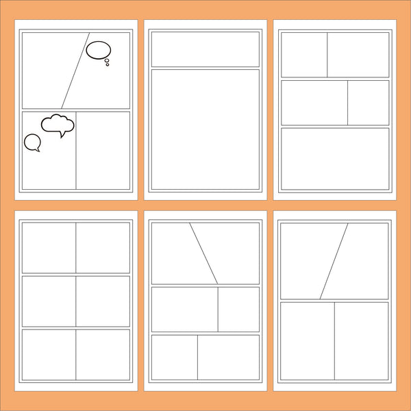 Comic Strip - Printable activity sheets - Mini Mad Things