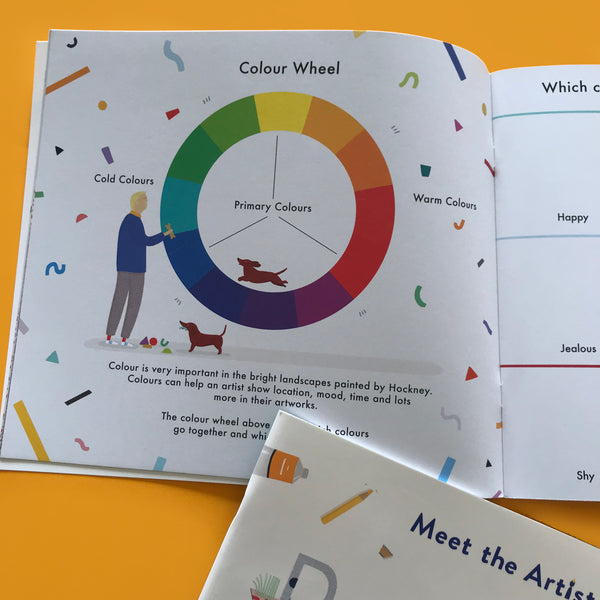 Meet the Artist: David Hockney activity book - Mini Mad Things
